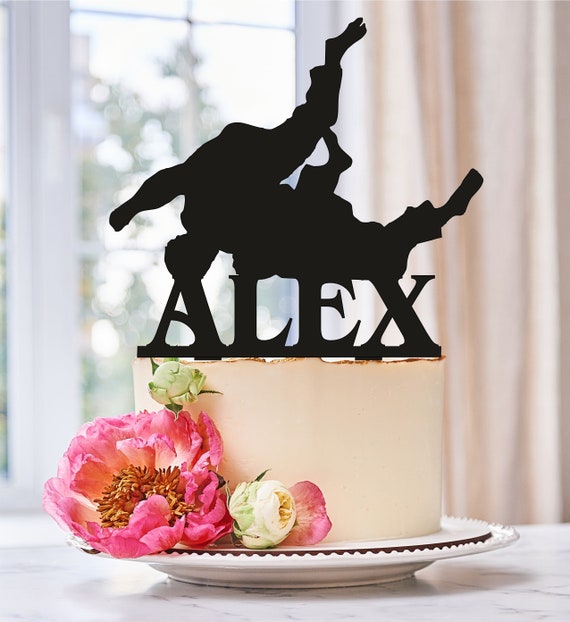 Judo Birthday Cake Topperbirthday Cake Topperkarate Cake | Etsy