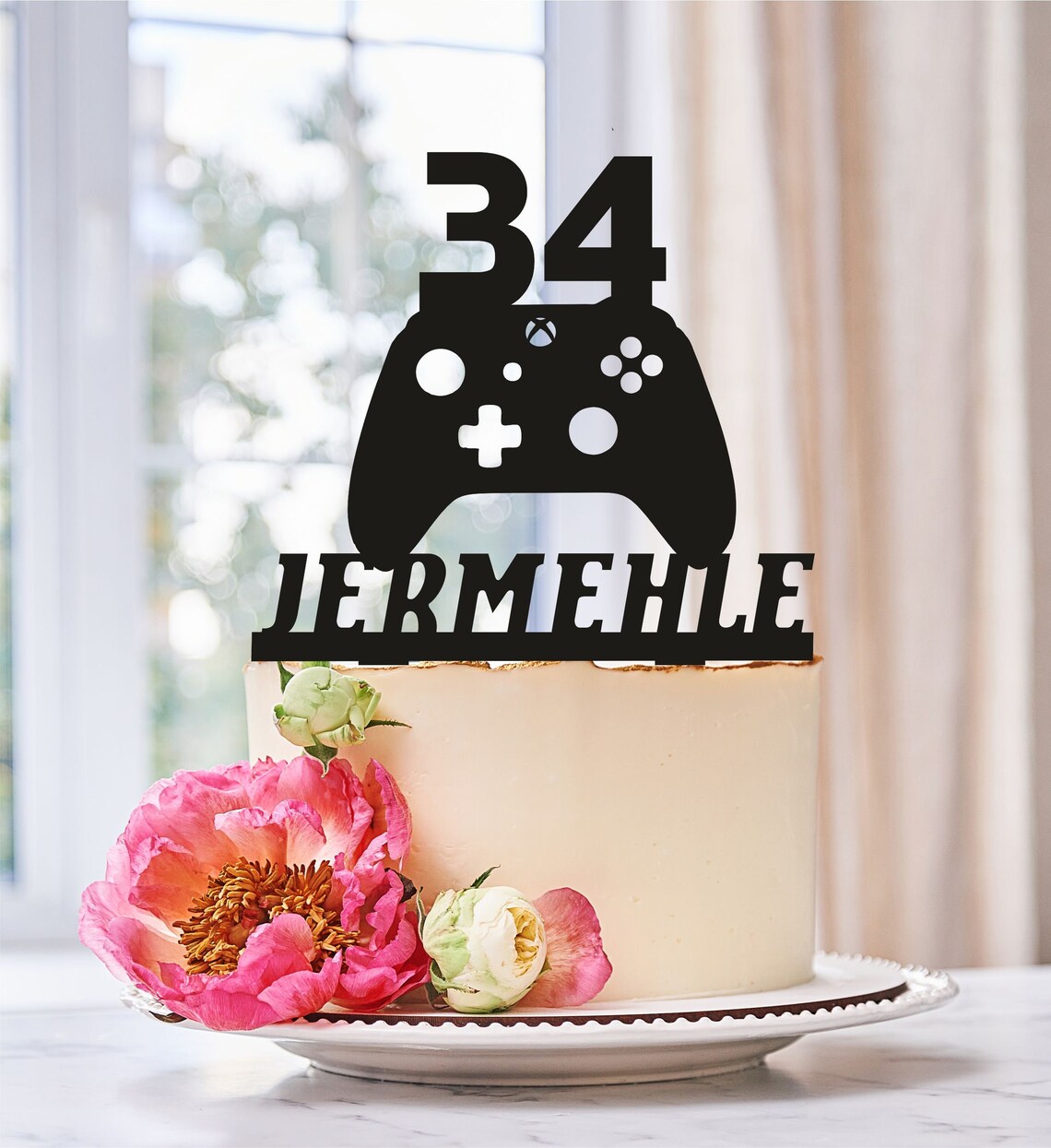 Gamer Cake Toppergame Controllerxbox Cake Topperbirthday | Etsy