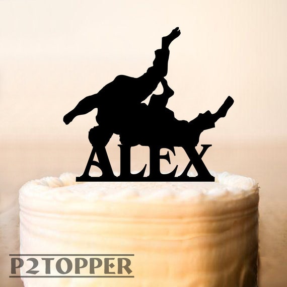 Judo Birthday Cake TopperBirthday Cake Topperkarate Cake | Etsy