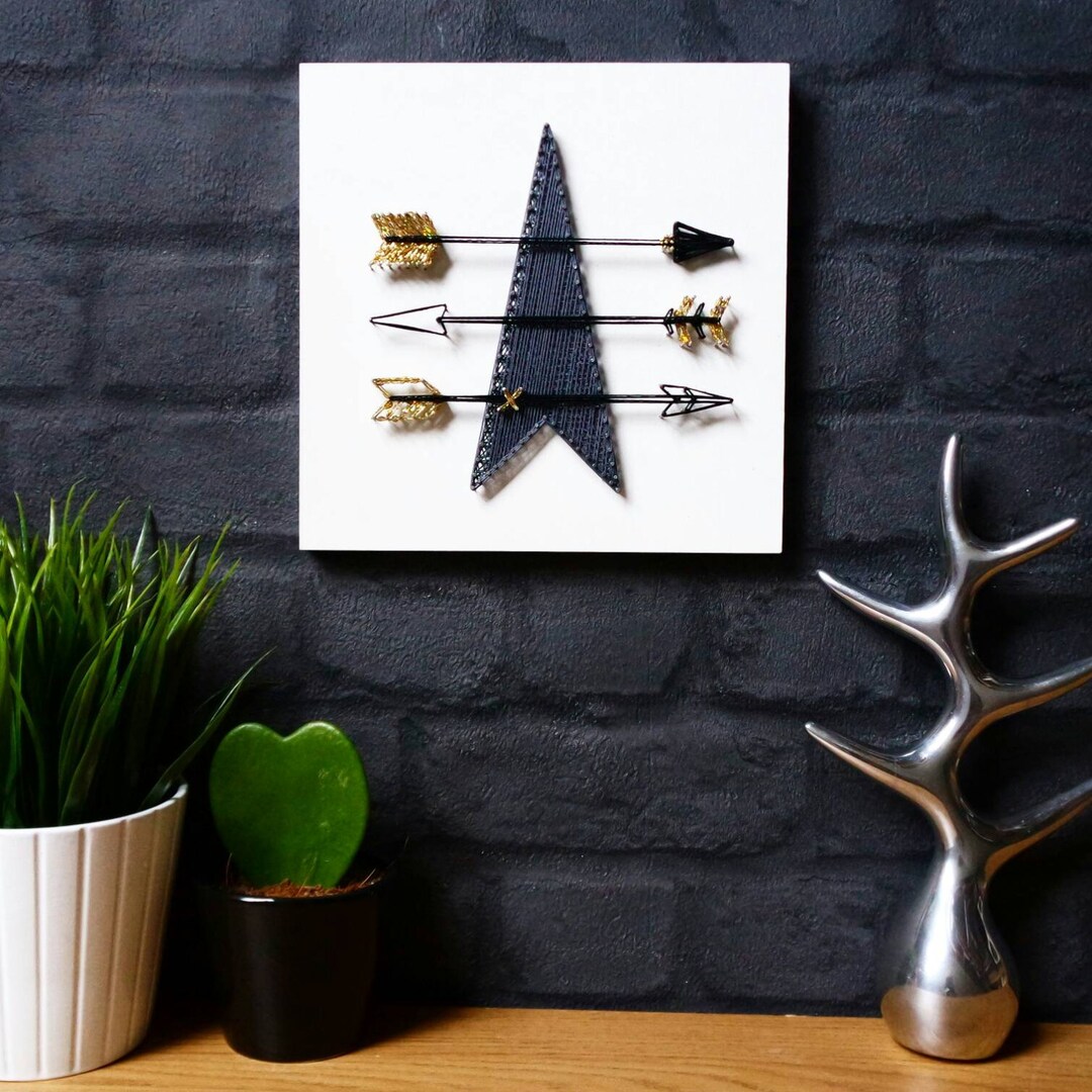 Arrows String Art Unique Handmade Gift Idea Home Decor Wall Art Tribal ...