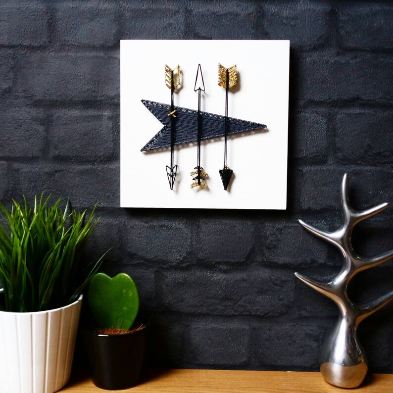 Arrows String Art Unique Handmade Gift Idea Home Decor Wall Art Tribal ...