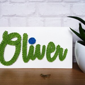 Oliver Unique Gift Idea Custom Name Sign String Art Nursery Decor ...