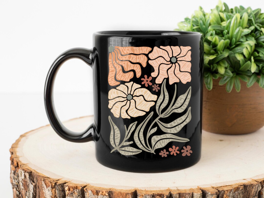 Subtle Anti T MUG, Floral F*ck T Mug, FDT Flowers Coffee Cup, Foxtrot ...