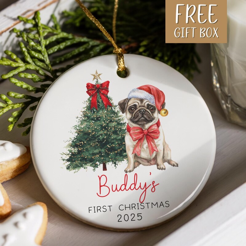 Pug Christmas - Etsy