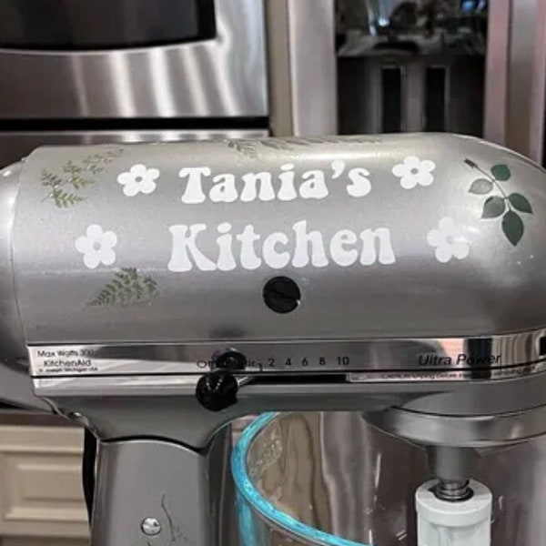 Kitchenaid Mixer Decals - Etsy