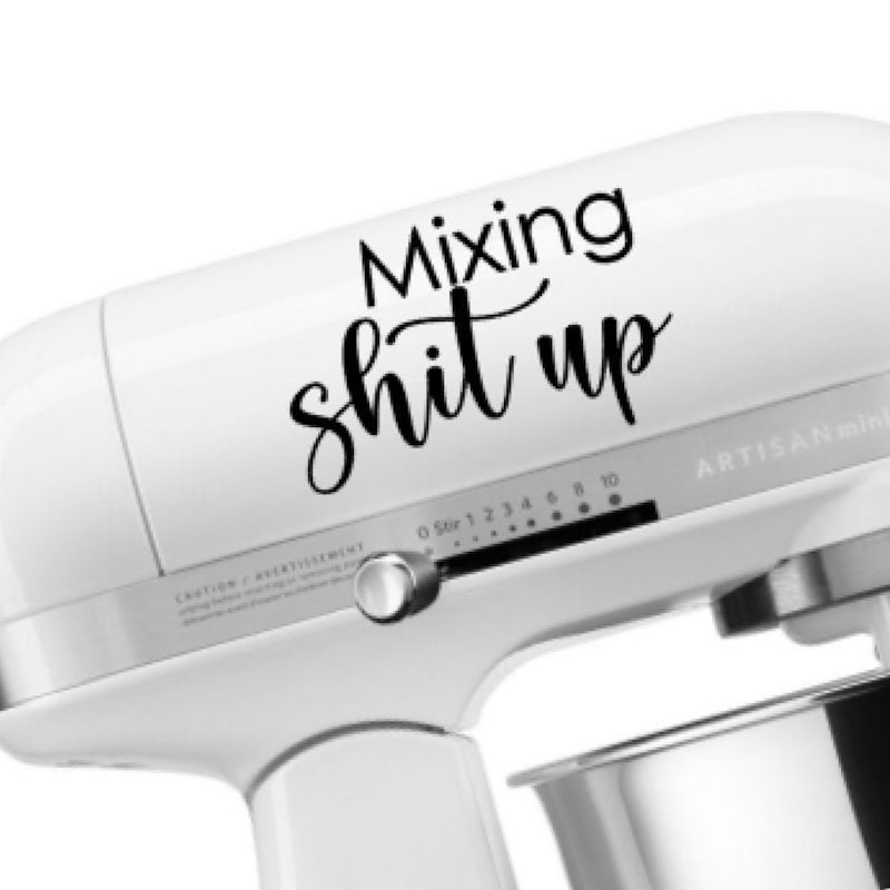 Kitchenaid Mixer Decals - Etsy