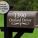 Mailbox Decals- Mailbox Numbers- House Numbers Mailbox Stickers- Post ...