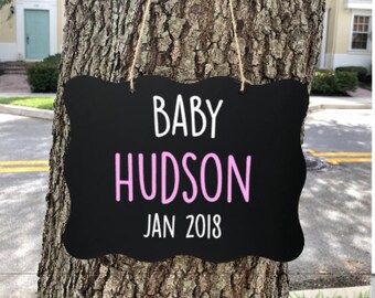 We're Expecting Sign Pregnancy Announcement Baby - Etsy
