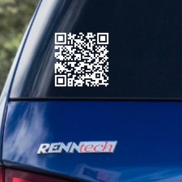 Car Decal Qr - Etsy