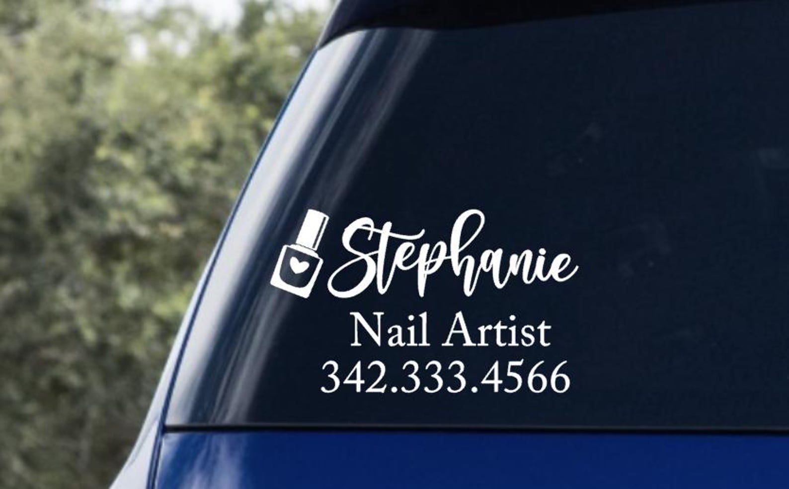 Nail Tech Decal, Car Decal for Nail Tech, Nail Professional Decal, Nail ...