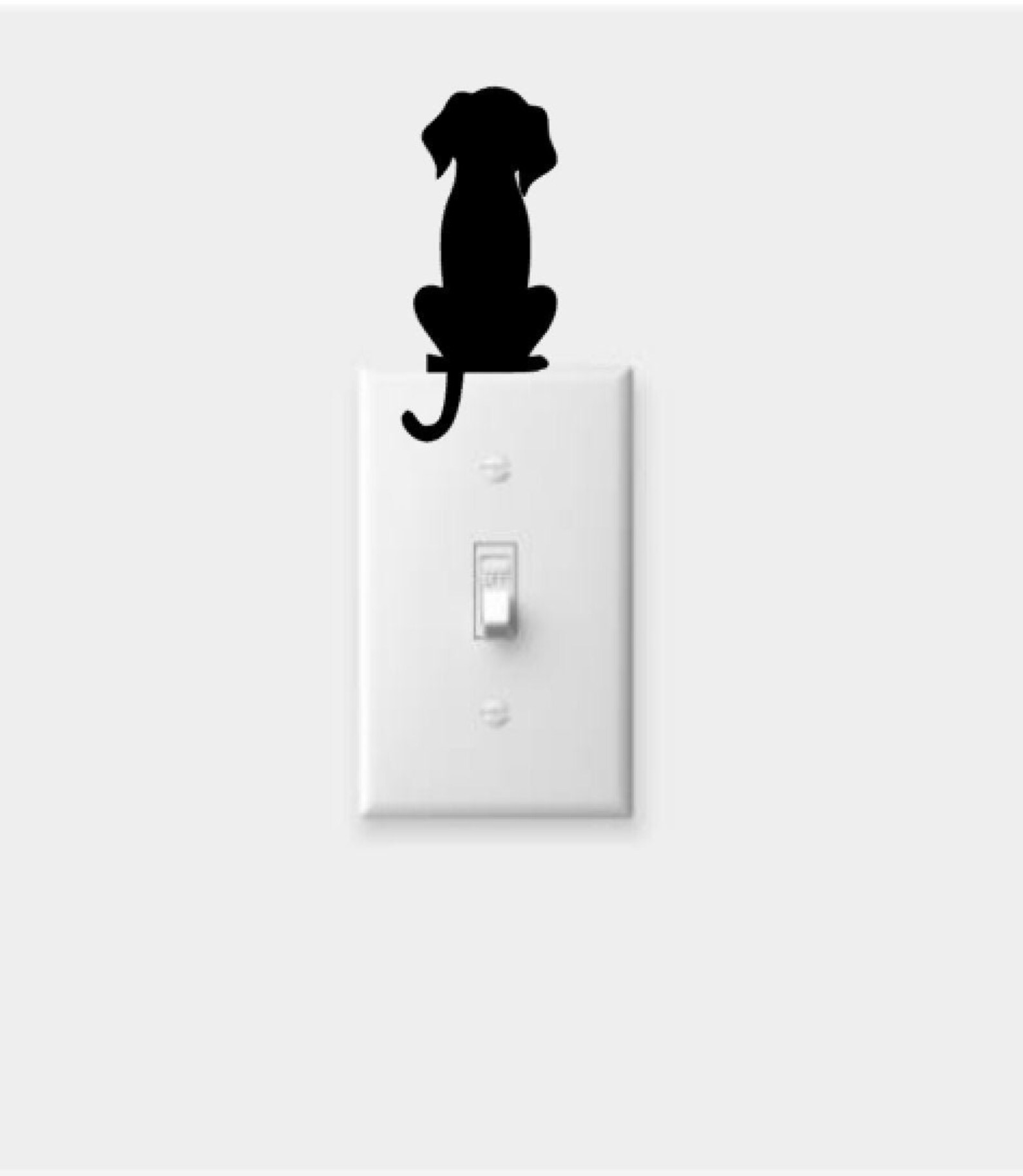 Dog Light Switch Decal-lightswitch Sleeping Kitten Decal-light Switch ...