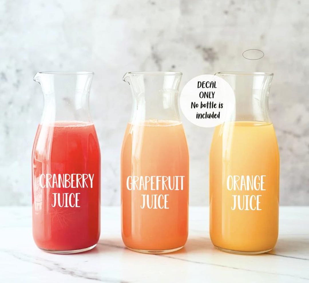 Juice Tags for Mimosa Bar, Greenery Bridal Shower Mimosa Bar Tags ...