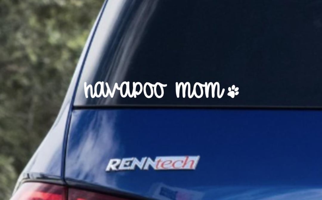 Havapoo Vinyl Decal, Lab Car Decal, Havanese Gift, Havapoo Vinyl ...