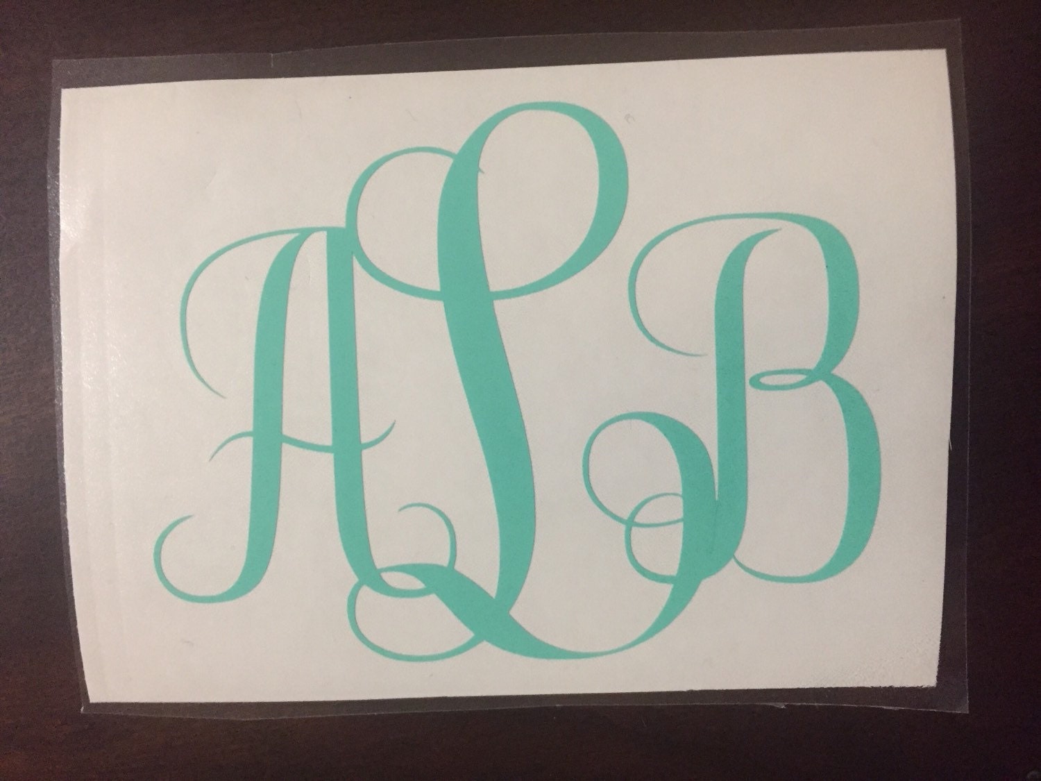 Car Decal Monogram Car Decal Car Stickers Monogrammed | Etsy