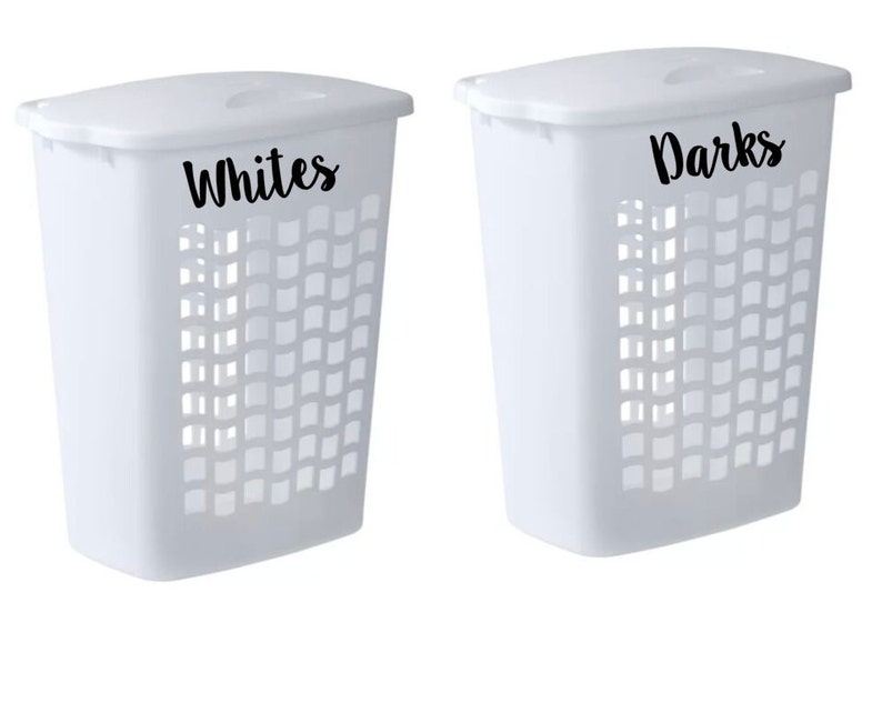 Dirty Clean Decals - Laundry Room Decor - Vinyl Lettering - Removeable ...