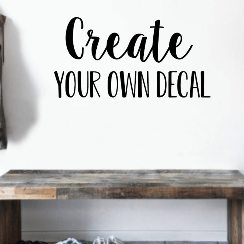 Custom Wall Decals - Etsy