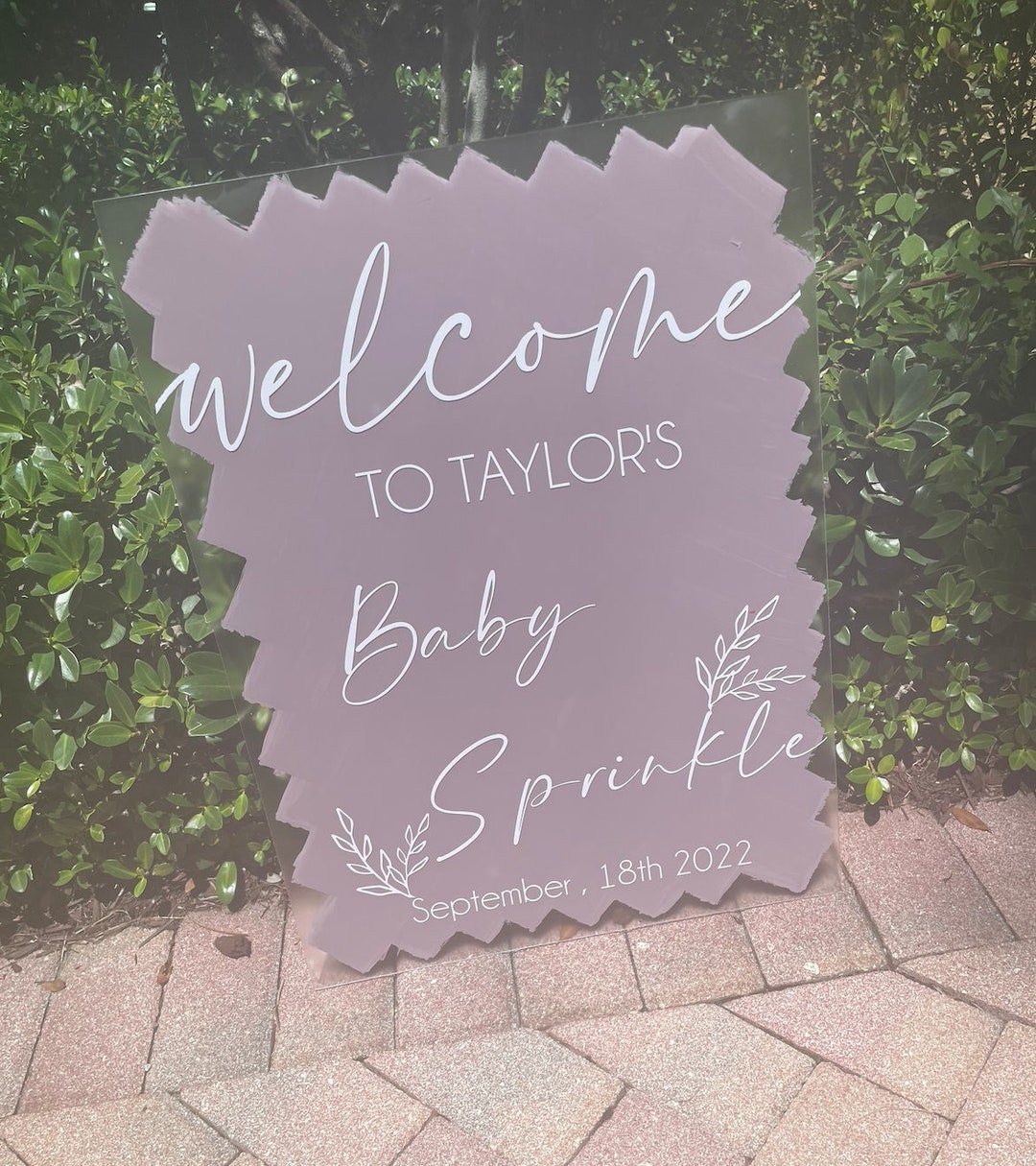 Baby Sprinkle Sign, Baby Sprinkle Decor, Baby Sprinkle, Acrylic Sign ...