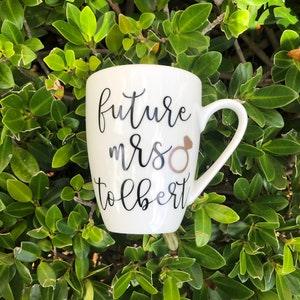 Future Mrs Mug- Personalized Future Mrs Mug Gift-bride Mug-engagement ...