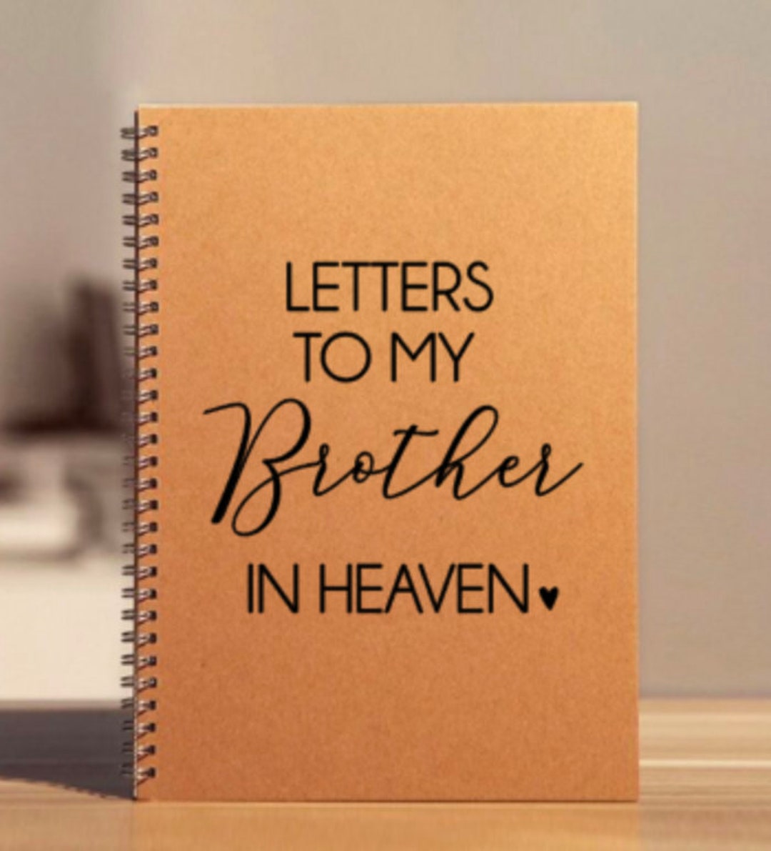Brother Memorial Journal | Letters to Brother in Heaven Sympathy ...