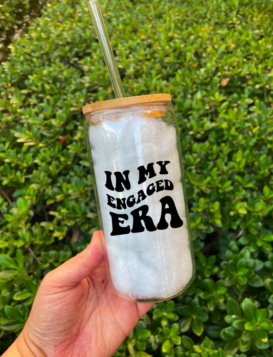 In My Taylor Era Glass Tumbler, in My Engaged Era, Engaged Decal ...