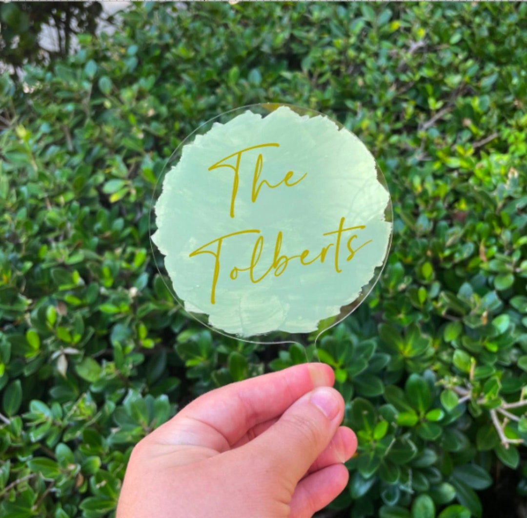 Custom Acrylic Cake Topper Spray Painted | Personalised Graduation ...