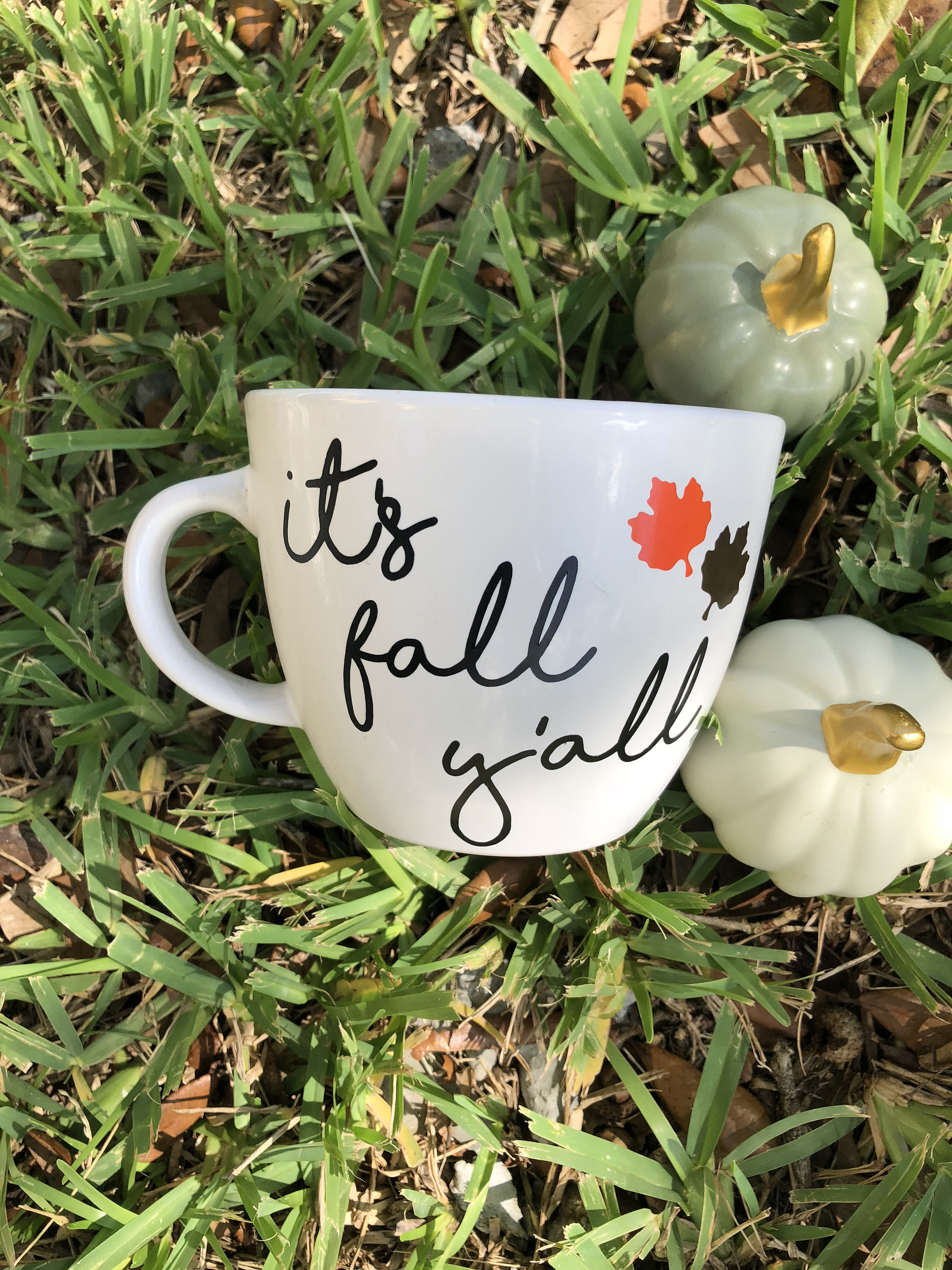 Happy Fall Y'all Mug Fall Mug Pumpkin Spice Autumn Mug | Etsy
