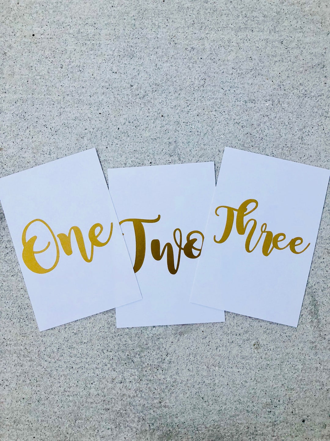 Custom Table Numbers, Classic Table Numbers, Caligraphy Table Setting ...