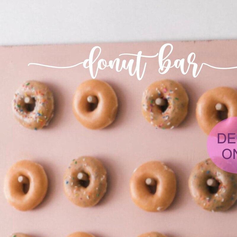 Donut Bar Sign - Etsy