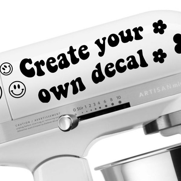 Stand Mixer Decal - Etsy