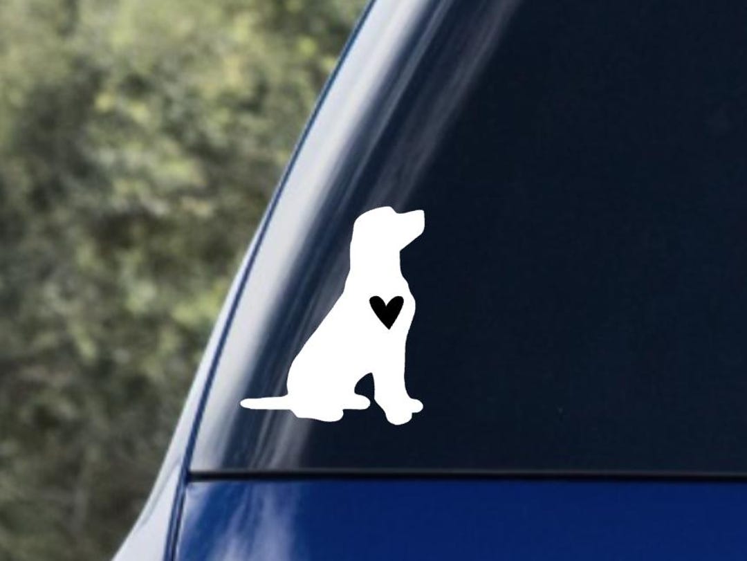 Labrador Decal, Black Lab Decal, Yellow Lab, Silver Lab, Red Lab, I ...
