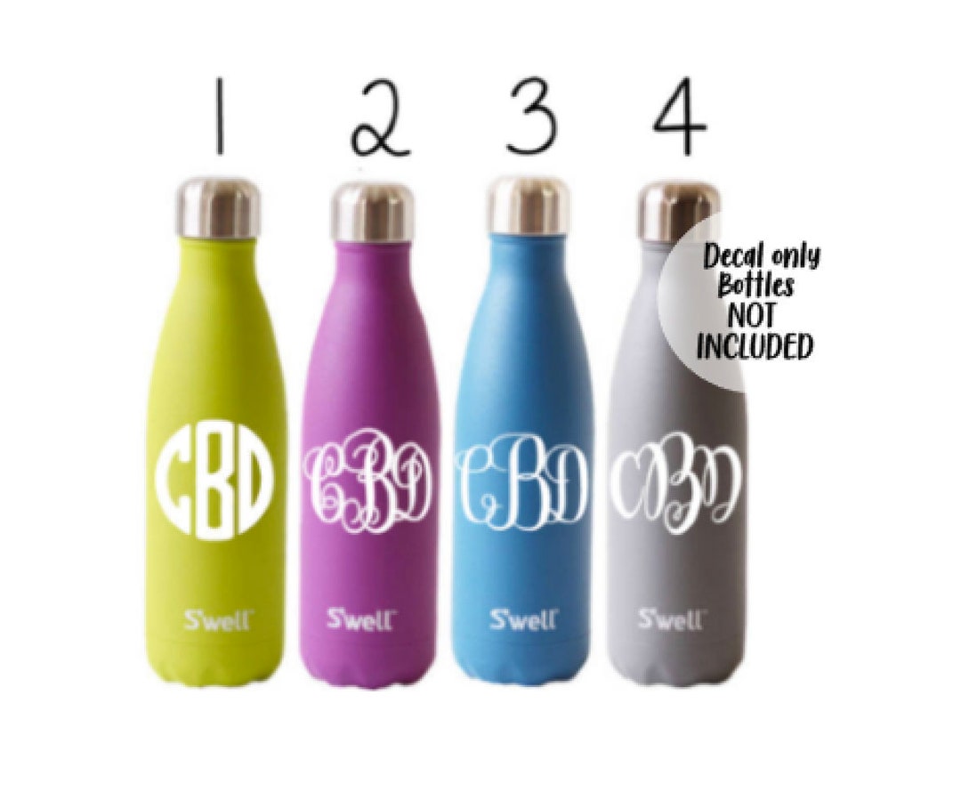 Water Bottle Decal, Custom Bottle Decal, Water Bottle Sticker, Custom ...