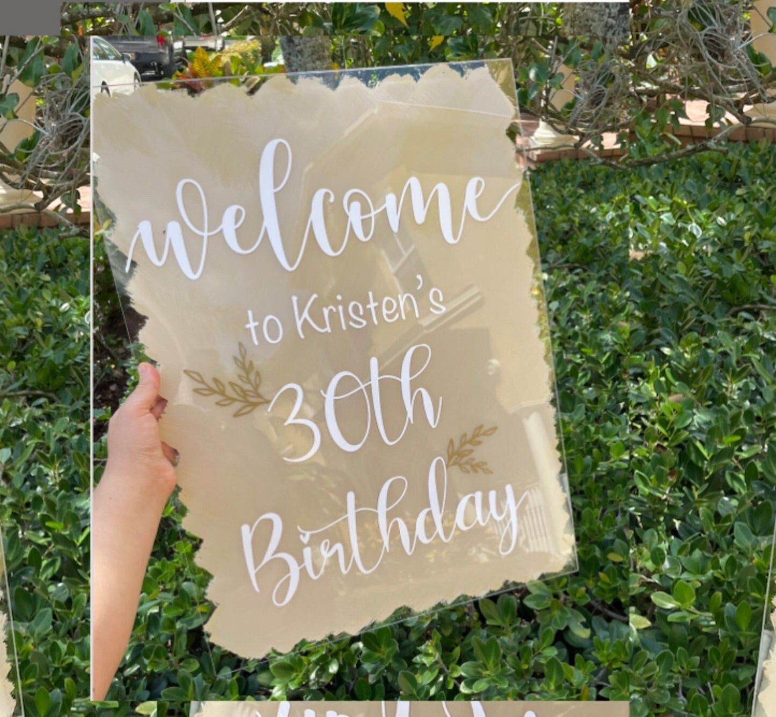 30th Birthday Sign 30th Birthday Acrylic Sign 30th Birthday - Etsy