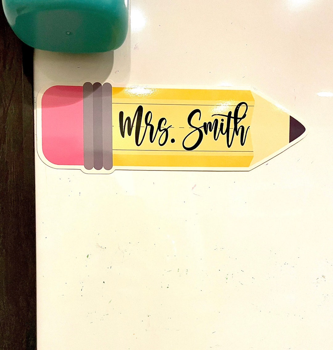 Teacher Name Decal, Today is Decal.vinyl Decal,classroom Decor, Custom ...