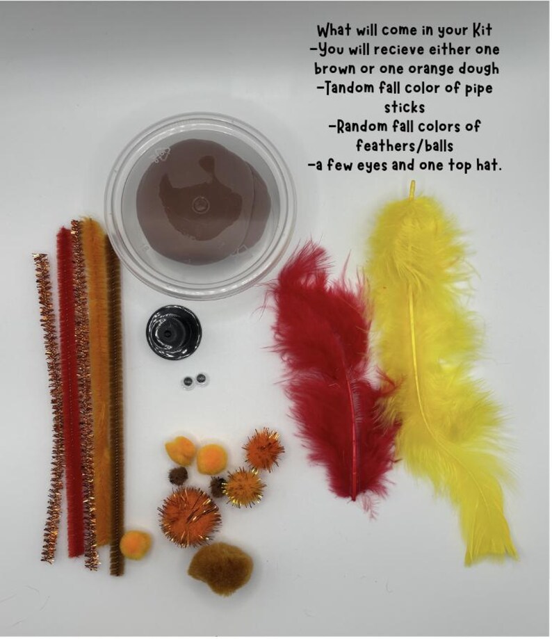 Build Your Own Turkey Kit for Thanksgiving Party Favor,classroom Craft ...