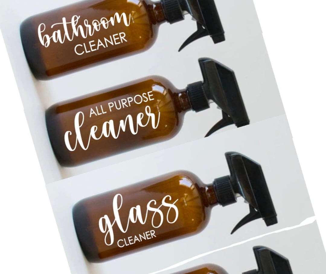 16 Oz Label | DECAL ONLY | All-purpose | Bathroom Cleaner | Kitchen ...