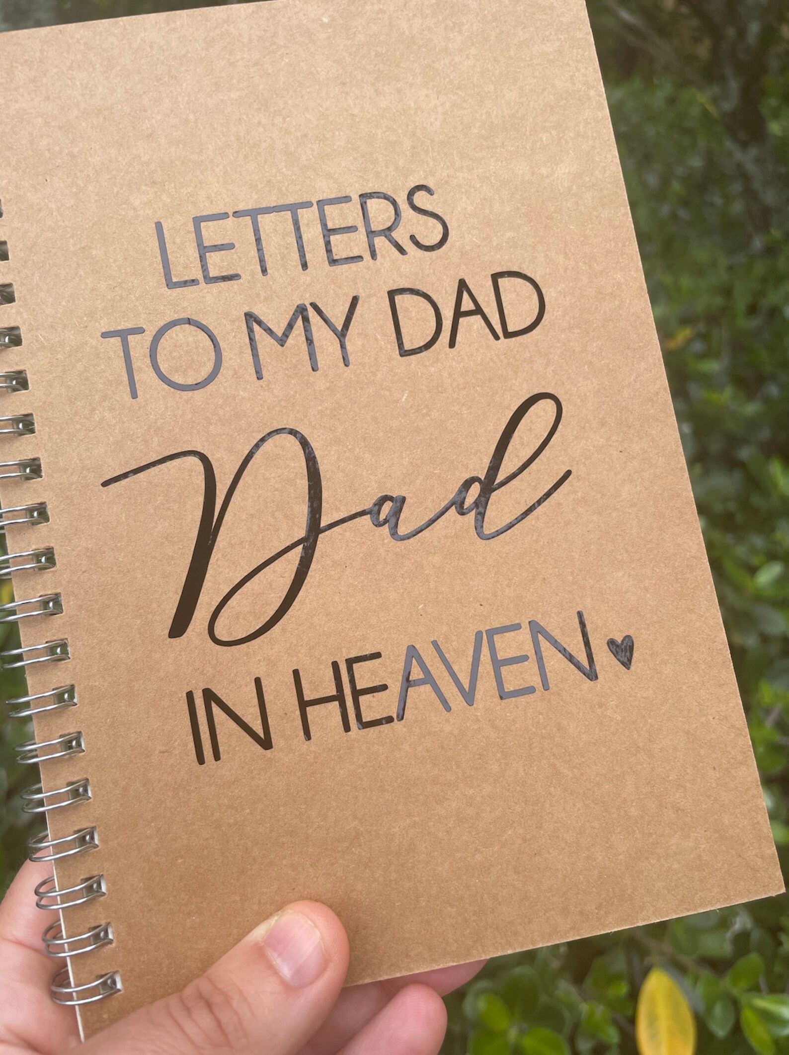 Dad Memorial Journal Letters to Dad in Heaven Sympathy | Etsy