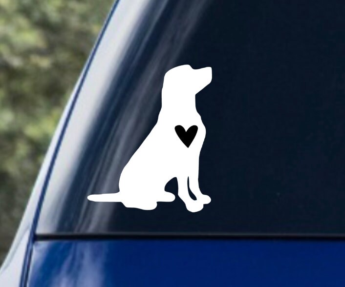 Labrador Decal Black Lab Decal Yellow Lab Silver Lab Red - Etsy