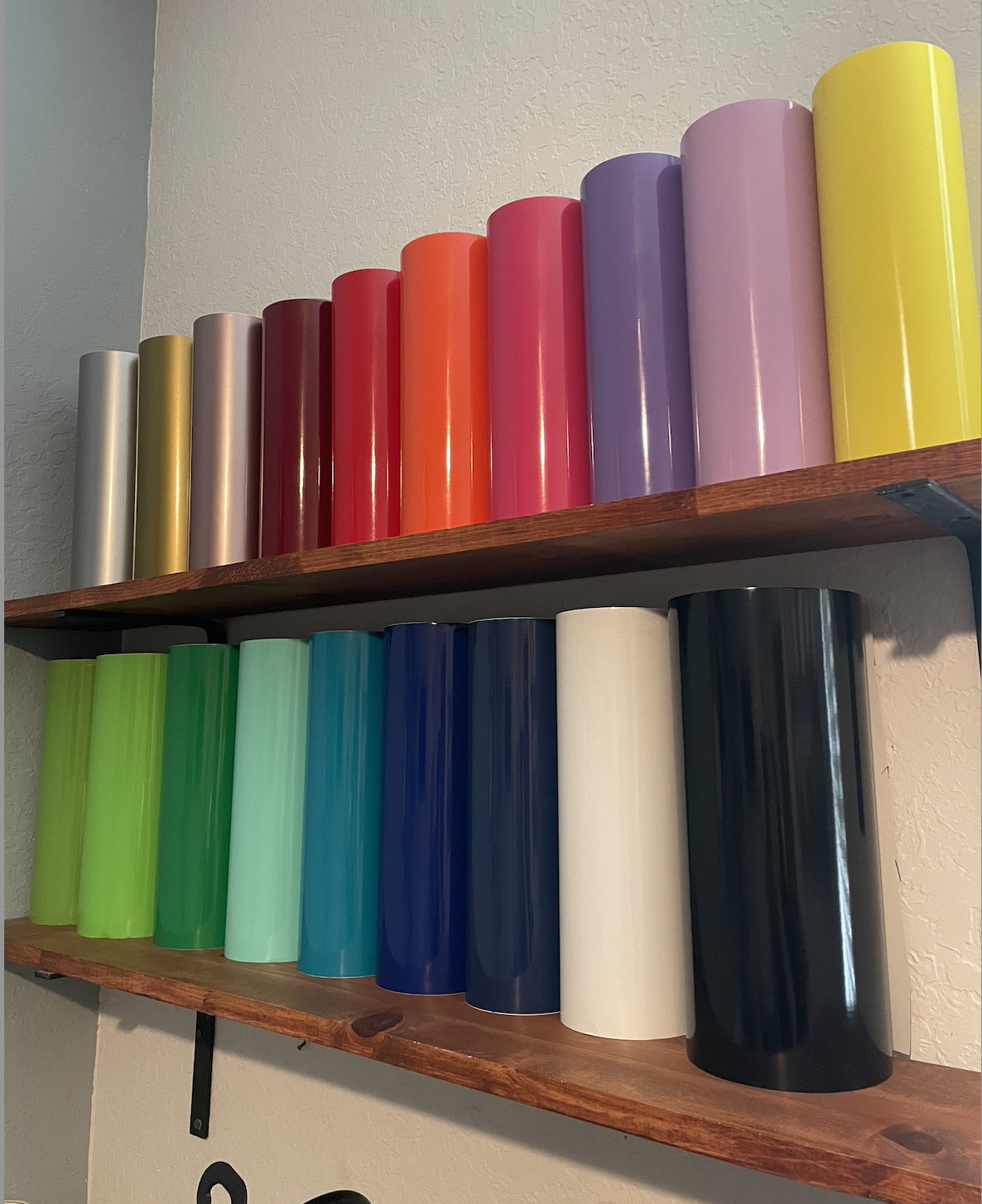 12" X 4ft Vinyl Rolls-vinyl Rolls-outdoor Permanent Adhesive Vinyl- Car ...