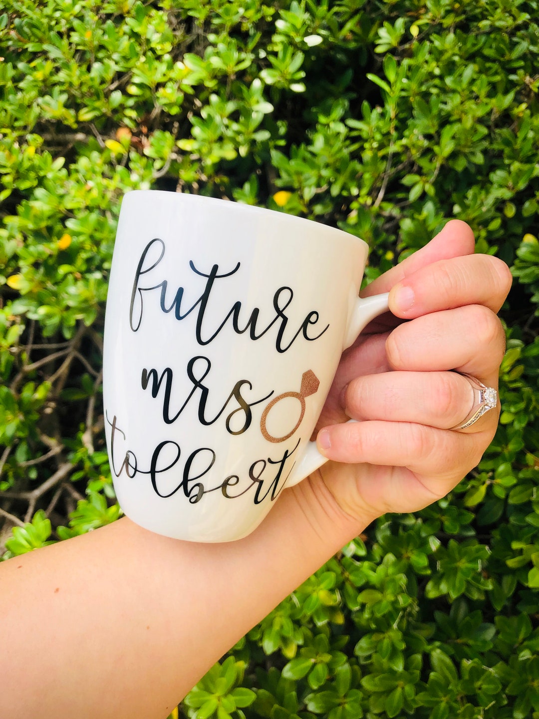 Future Mrs Mug- Personalized Future Mrs Mug Gift-bride Mug-engagement ...