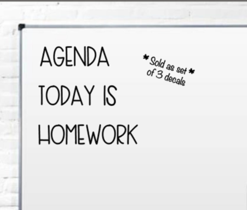 Custom Labels for Classroom Whiteboard / Classroom Vinyl / - Etsy