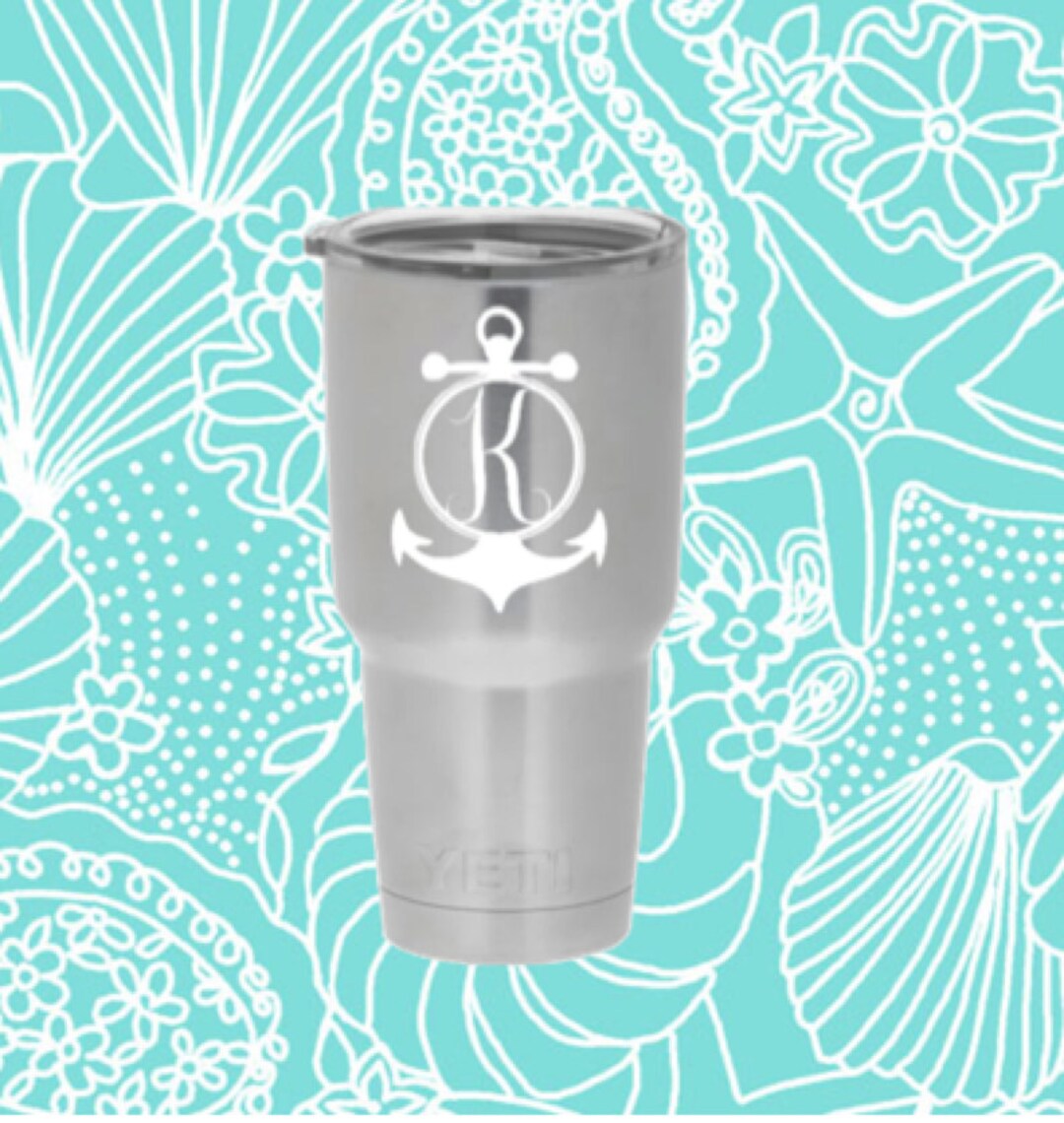 Yeti Decals-anchor Monogram-anchor Decal-yeti Monogram-yeti Monogram ...