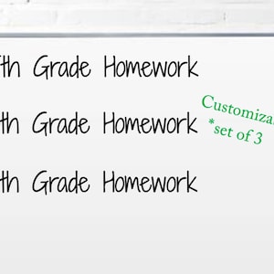Custom Labels for Classroom, Whiteboard Decals, Whiteboard Labels ...