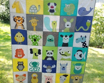 Animal Quilt - Etsy