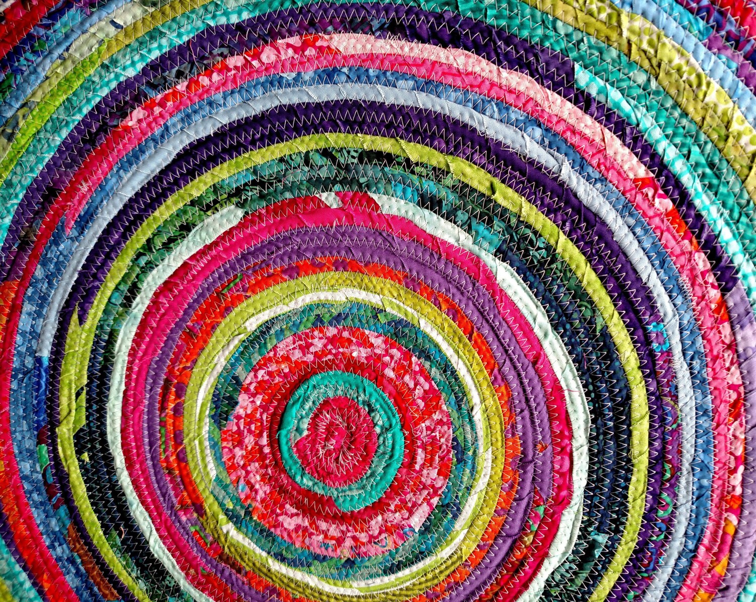 Modern Round Rope Rug Made for You in Your Colors and Sizes Washable ...