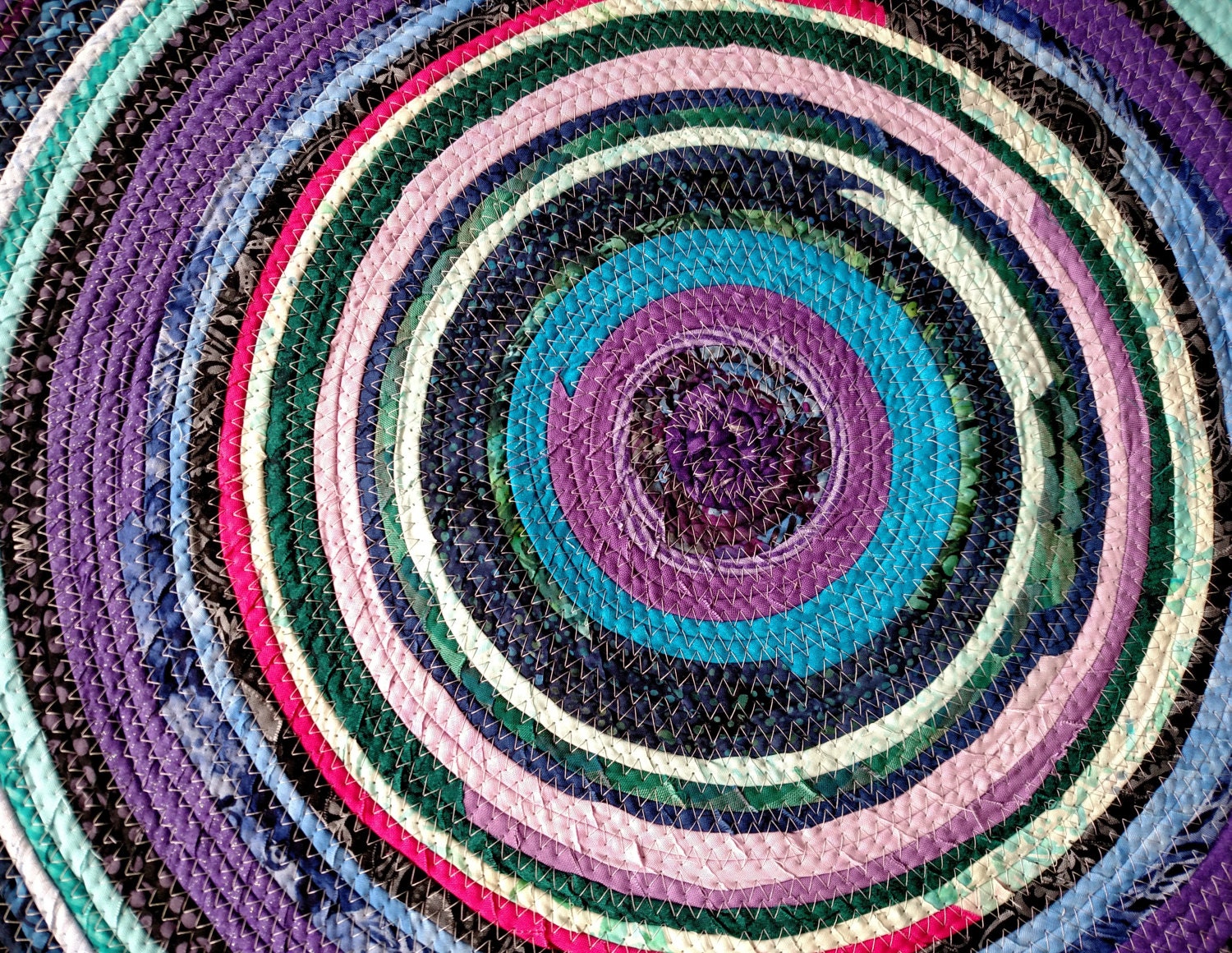Modern Round Rope Rug Made for You in Your Colors and Sizes Washable ...