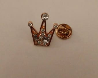 Crown lapel pin | Etsy