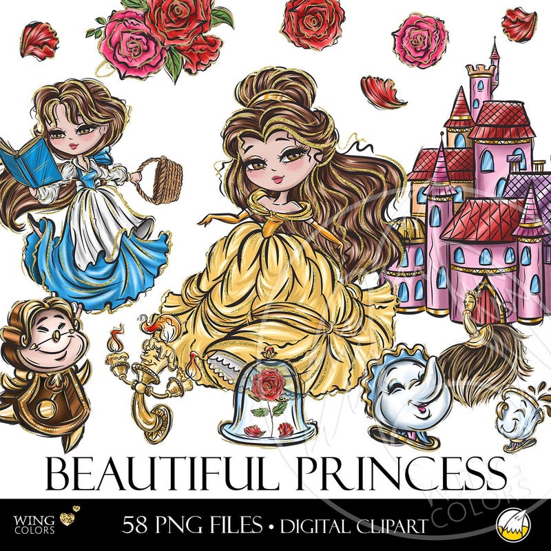 Beauty and the Beast Prince Portrait - Etsy