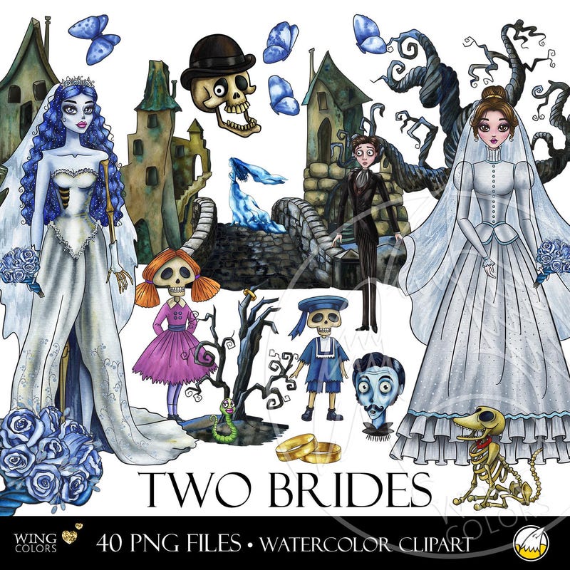 Corpse Bride Card - Etsy