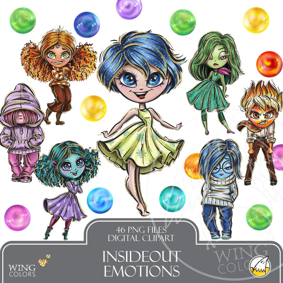 Chibi Emotions Characters Clipart. Child Psychology Illustrations ...