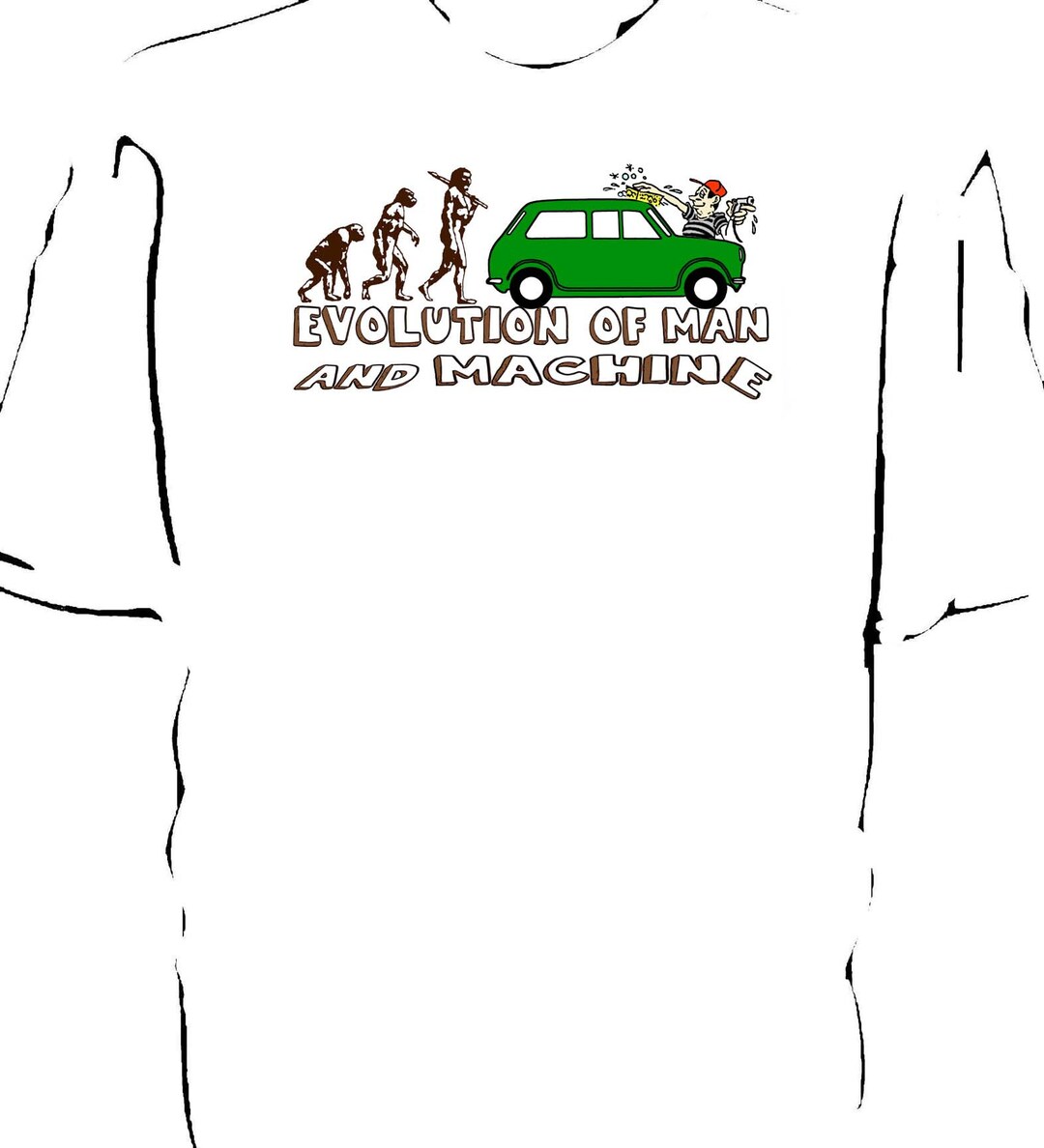 Mini Cooper. Evolution of Man Carwash Humour T-shirt Tee Shirt - Etsy
